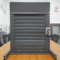 China 55mm 65mm 80mm Aluminum Rolling Shutter with Dooya Motor - 110V/220V Horizontal Security Door for sale