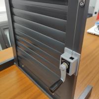 China 55mm 65mm 80mm Aluminum Rolling Shutter with Dooya Motor - 110V/220V Horizontal Security Door for sale