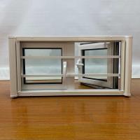 China Custom Aluminum Casement Windows Double Glass EPDM Seal Energy Efficient for sale