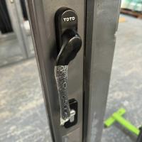 China Curved Thermal Break Aluminum Folding Door with Double/Triple Pane Glass - 2000 sqm Monthly Production - $131-$137 for sale