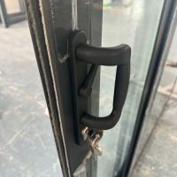 China 3-Track Aluminum Sliding Glass Door with Magnetic Shutter - Double Tempered Glass & Chinese Top Hardware for Commercial & Residential Use for sale