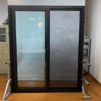 China Interior Aluminium Sliding Glass Doors with Double Tempered Glaze - Custom Colors, Sound Insulation, 25-30 Day Delivery for sale