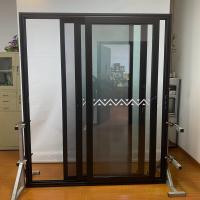 China Interior Aluminium Sliding Glass Doors with Double Tempered Glaze - Custom Colors, Sound Insulation, 25-30 Day Delivery for sale