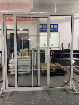 China Thermal Break Aluminum Sliding Glass Door with Double Tempered Glaze - Sound Insulation & Custom Colors for sale