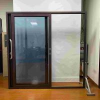 China Custom Aluminum Sliding Glass Doors with Double Tempered Glass - 25-30 Day Delivery, 2000 SQM Monthly Capacity for sale