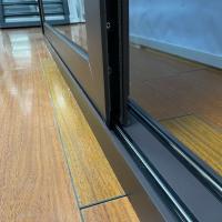 China Custom Aluminum Sliding Glass Doors with Double Tempered Glass - 25-30 Day Delivery, 2000 SQM Monthly Capacity for sale