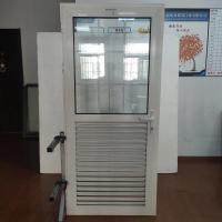 China Aluminium Hinged Door 6mm Double Tempered Glass 2.0mm Profile Customizable for sale