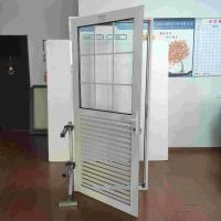China Aluminium Hinged Door 6mm Double Tempered Glass 2.0mm Profile Customizable for sale