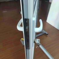 China Aluminium Hinged Door 6mm Double Tempered Glass 2.0mm Profile Customizable for sale