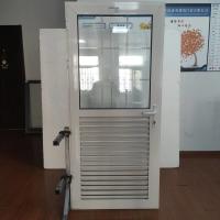 China Aluminium Hinged Door 6mm Double Tempered Glass 2.0mm Profile Customizable for sale