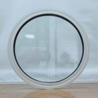 China Custom Aluminum Circle Windows with Double Tempered Glass and 5-Year Warranty - Fixed Round Frame Design for sale