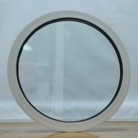 China Custom Aluminum Circle Windows with Double Tempered Glass and 5-Year Warranty - Fixed Round Frame Design for sale
