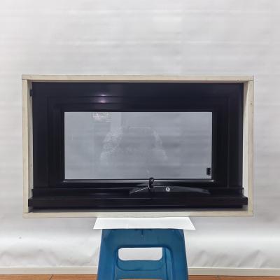 China Thermal Break Aluminum Awning Window 1.4-2.0mm Profile with Double Tempered Glass for Energy Efficiency for sale