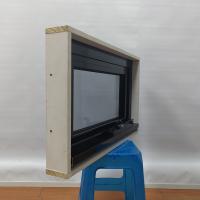 China Thermal Break Aluminum Awning Window 1.4-2.0mm Profile with Double Tempered Glass for Energy Efficiency for sale
