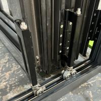 China Thermal Break Aluminum Folding Door with Double Tempered Glass - 40dB Sound Insulation, CE Certified for sale