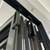 China Thermal Break Aluminum Folding Door with Double Tempered Glass - 40dB Sound Insulation, CE Certified for sale
