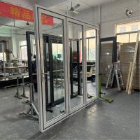 China Thermal Break Aluminum Folding Doors with Double Tempered Glass - 25-30 Day Delivery, CE Certified for sale