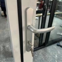 China Thermal Break Aluminum Folding Doors with Double Tempered Glass - 25-30 Day Delivery, CE Certified for sale