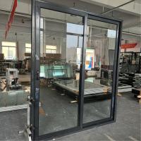 China Custom Aluminum Sliding Glass Door with Double Tempered Glass and Security System - 25-30 Day Delivery for sale
