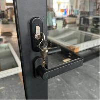 China Custom Aluminum Sliding Glass Door with Double Tempered Glass and Security System - 25-30 Day Delivery for sale