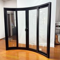 China Custom Aluminum Sliding Glass Doors with Double Tempered Glass for Balcony Partitioning - 2000 SQM Monthly Capacity for sale