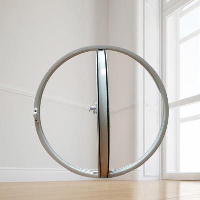 China Customized Aluminum Moon Window Double Tempered Glass Customized Product for sale