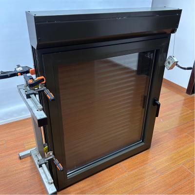 China Customizable Aluminum Tilt and Turn Window with Double Glass - CE Certified, 2 sqm Minimum Order, $74-80 per sqm for sale