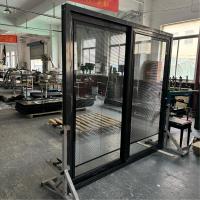 China Thermal Break Aluminium Sliding Glass Door with Double Tempered Glass 2000SQM for sale
