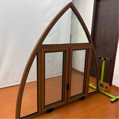 China Chinese Hardware Circle Casement Windows with Great Sealing Advantage for sale