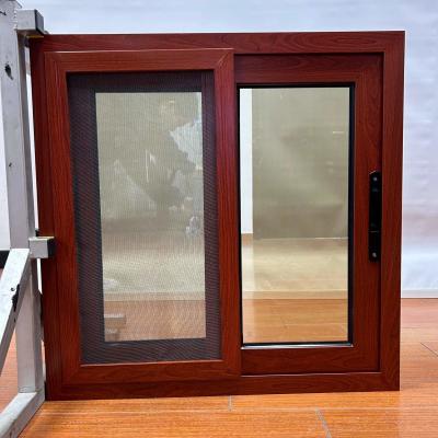 China Aluminum Sliding Window with Double Glazed Glass & Insect Screen for Bathroom - 30-Day Delivery, CE Certified for sale