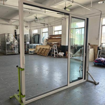China Security System Function Alumimum Sliding Glass Door With Custom Design And Function Options for sale