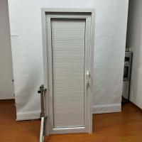 China 2.5mm PVC Hinged Door with Zinc Alloy Hardware - Waterproof & Sound Insulating Custom Swing Door for sale