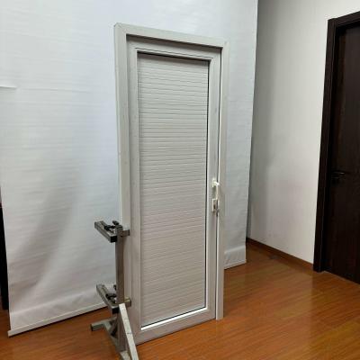 China 2.5mm PVC Hinged Door with Zinc Alloy Hardware - Waterproof & Sound Insulating Custom Swing Door for sale