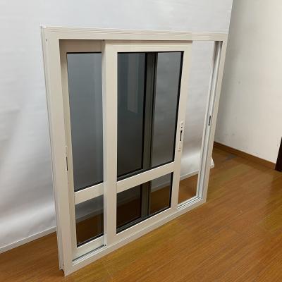 China Custom Powder Coated Aluminum Sliding Window with Double Glaze for sale