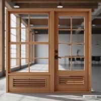 China Aluminum Folding Doors Custom Sizes Low-E Glass Adjustable Ventilation for Casement Windows and Doors for sale
