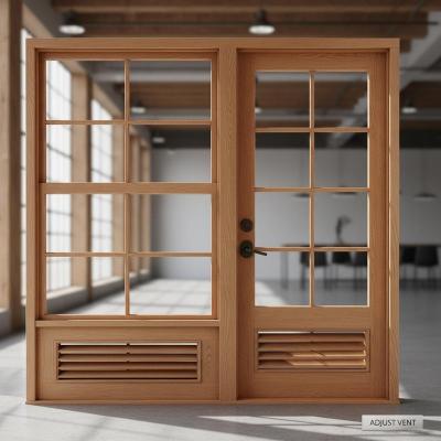 China Aluminum Folding Doors Custom Sizes Low-E Glass Adjustable Ventilation for Casement Windows and Doors for sale