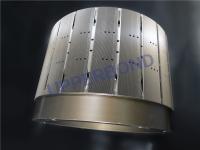 China Cigarette Manufacturing Machine Tipping Drum With Suction Holes for sale