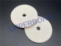China MK8 MK9 Round Shape White Grinding Wheel for Tobacco Machinery for sale