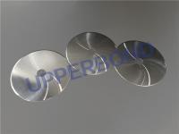 China Metal Grey Steel Steel Cutting Blade / Cigarette Circular Knife Delivers Long Service Life In 0.3mm for sale