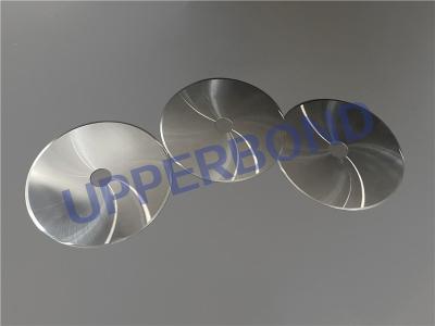 China Metal Grey Steel Steel Cutting Blade / Cigarette Circular Knife Delivers Long Service Life In 0.3mm for sale