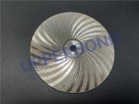 China 70MM Silver Sharpening Wheel For MK8 MK9 Cigarette Machine Filter Rod Cutting for sale