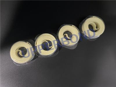 China Yellow Aramid Fiber Garniture Tape For Conveying Tobacco High Temperature Resistance for sale