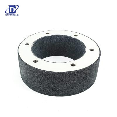 China Large Gray Grinding Wheel Durable Tobacco Machinery Spare Parts Stone Round Grinding Wheel for sale