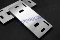 China BOPP Wrapping Film Cutting Knife for Cigarette Packer - 119-120mm Width, Stainless Steel Construction for sale