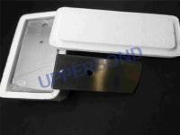 China 140×40×0.2 mm Cigarette Cutting Blade for Passim 8000 Automatic Cigarette Maker First Process for sale