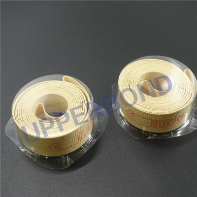 China 0.5mm Kevlar Aramid Garniture Tapes for MK8 MK9 PROTOS Cigarette Machines - 440kg Breaking Strength for sale