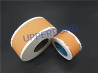 China Cigarette Tipping Paper Yellow Cork Rolls - 52-64mm Width, 3000m Length, 34gsm Grammage for sale