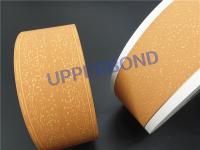 China Yellow Cork Printing 52mm Width Cigarette Tipping Paper - 34-36 GSM, 3000m Length, Customizable Permeability for sale