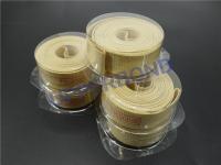 China 2489 * 22mm High Tensile Yellow Garniture Tape for Conveyor Belt for sale