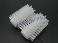 China Industrial White Short Nylon Brush For Tobacco Machinery MK8 MK9 for sale